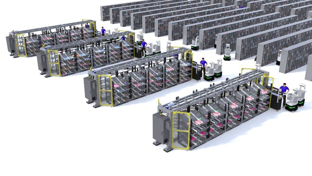 Robotic put wall - Berkshire Grey