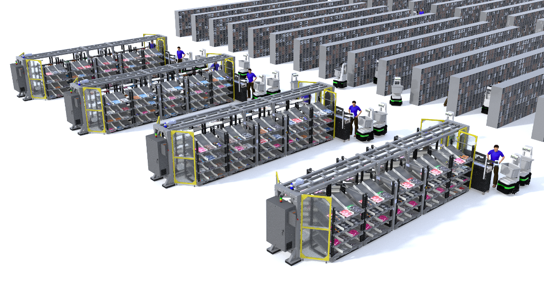 Robotic put wall - Berkshire Grey